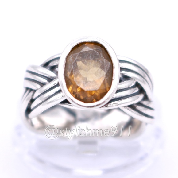 Pandora | Jewelry | Authentic Pandora Tied Together Bear Quartz Ring ...